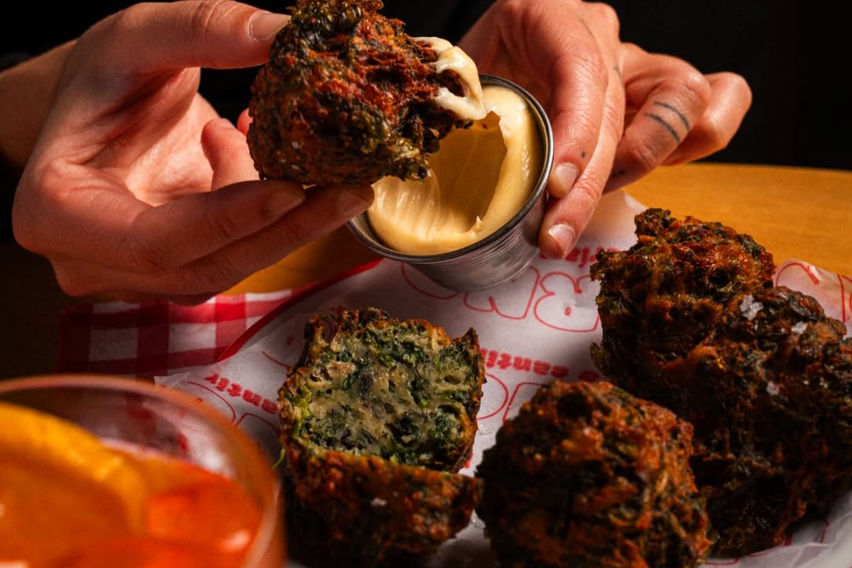 Buñuelos de la Huerta and Wood-Fired Pizza Oven: the cantina ...