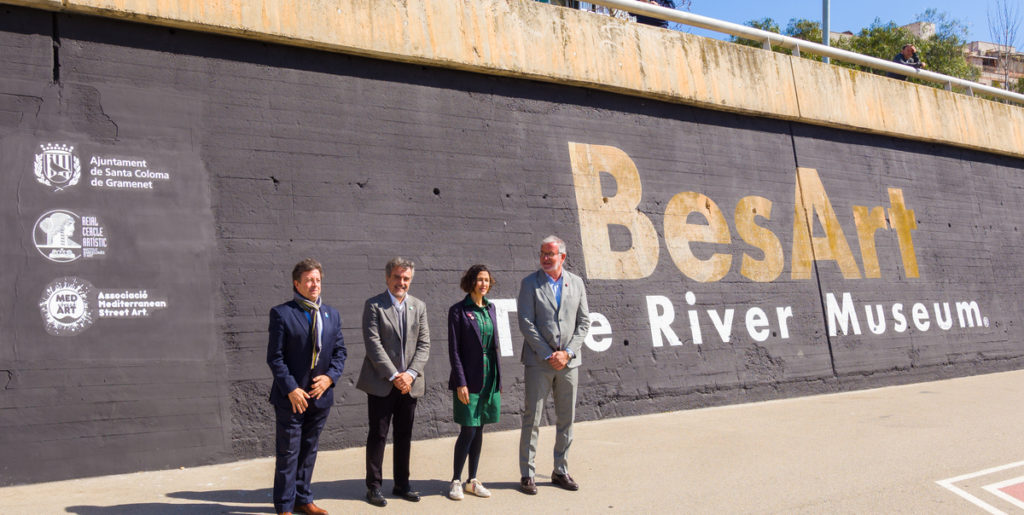 El río Besós se convierte en el mayor museo del graffiti de Europa