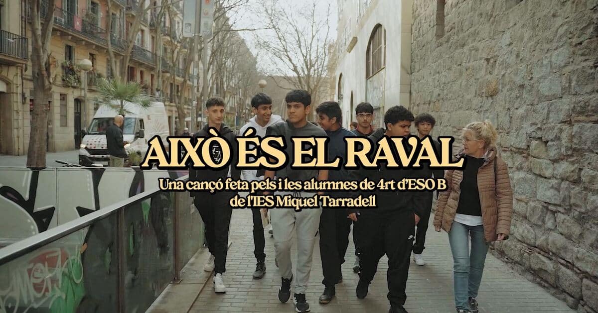 "Així és el Raval": El rap contra el estigma de los alumnos de barrio
