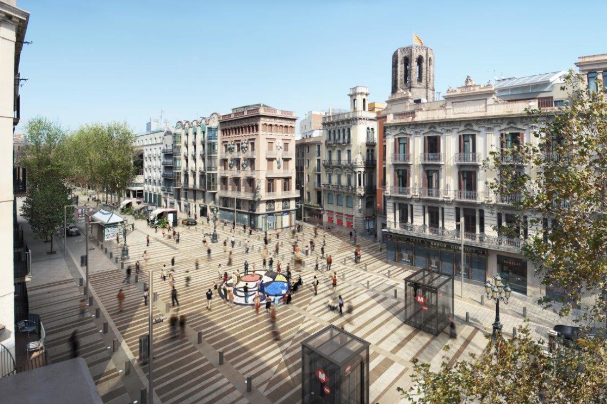 The great work on Barcelona's Rambla begins: this is what it will look like