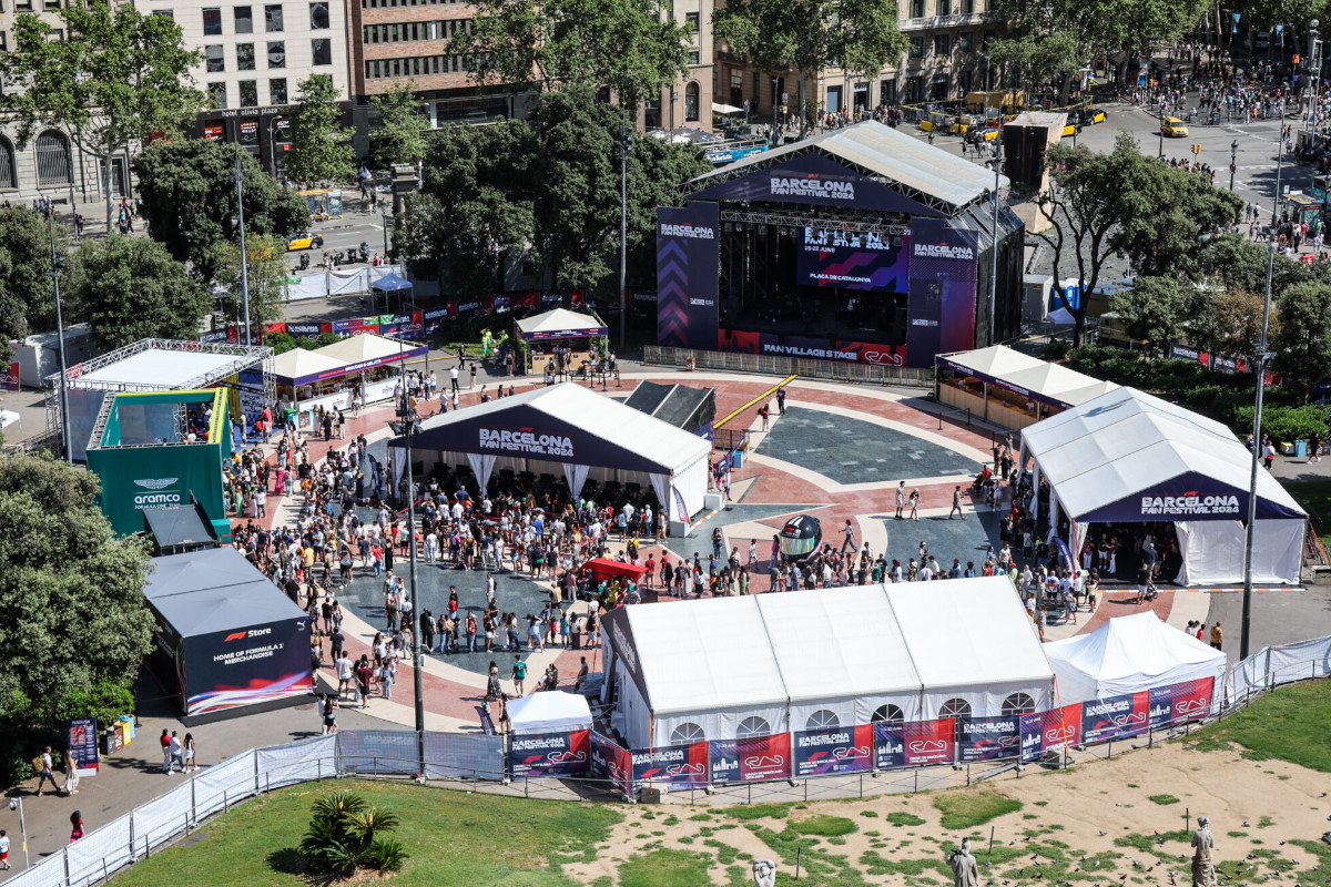 Fan zone de Fórmula 1 gratuita en Plaça Catalunya: todas las actividades