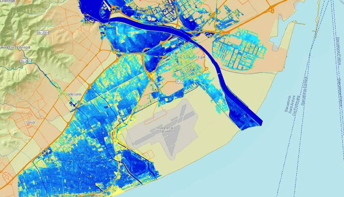 ¿Vives en una zona inundable? Cómo saber las zonas de riesgo de Barcelona