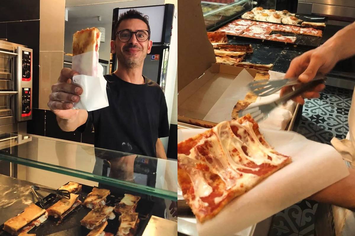 La tipica pizza sarda è disponibile in questo ristorante di Barcellona ...