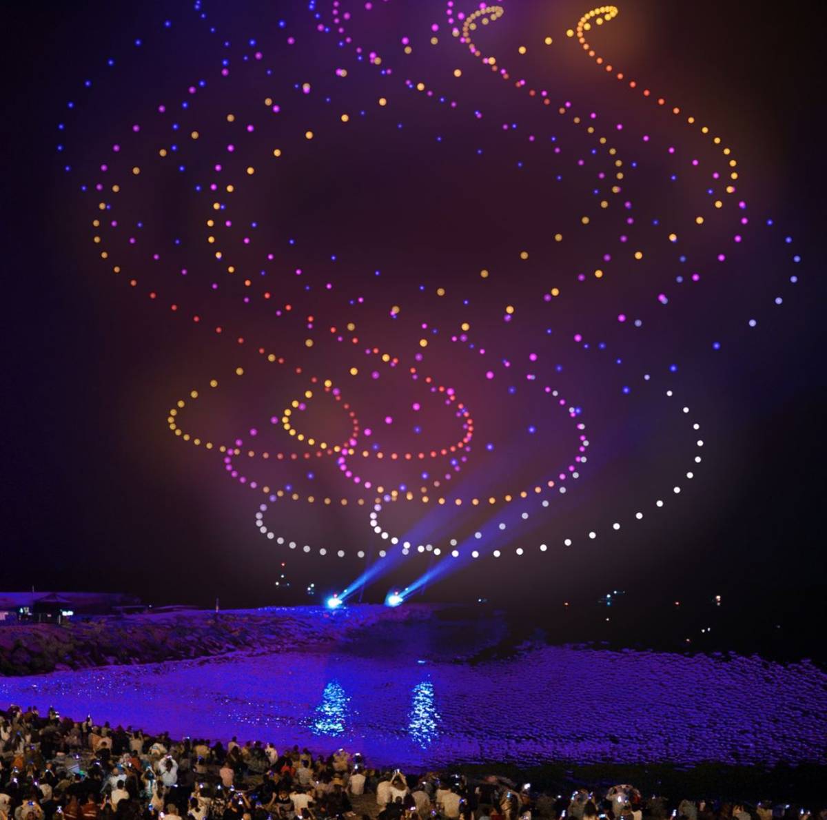 The show of 500 drones on the beach returns for La Mercè 2025: it will ...