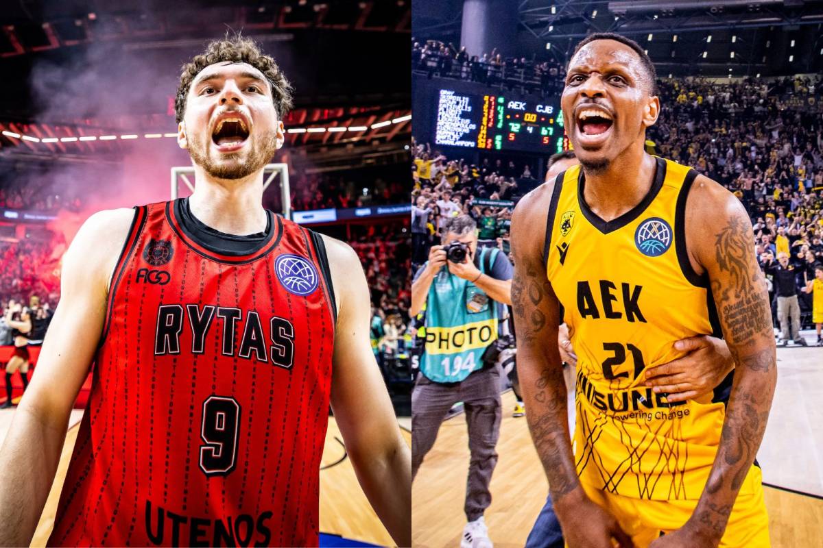 AEK BC of Athens and Rytas Vilnius, Basketball Champions League ...