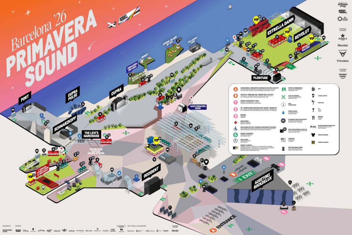Primavera Sound 2026: schedules for all concerts, venue map, and extra ...