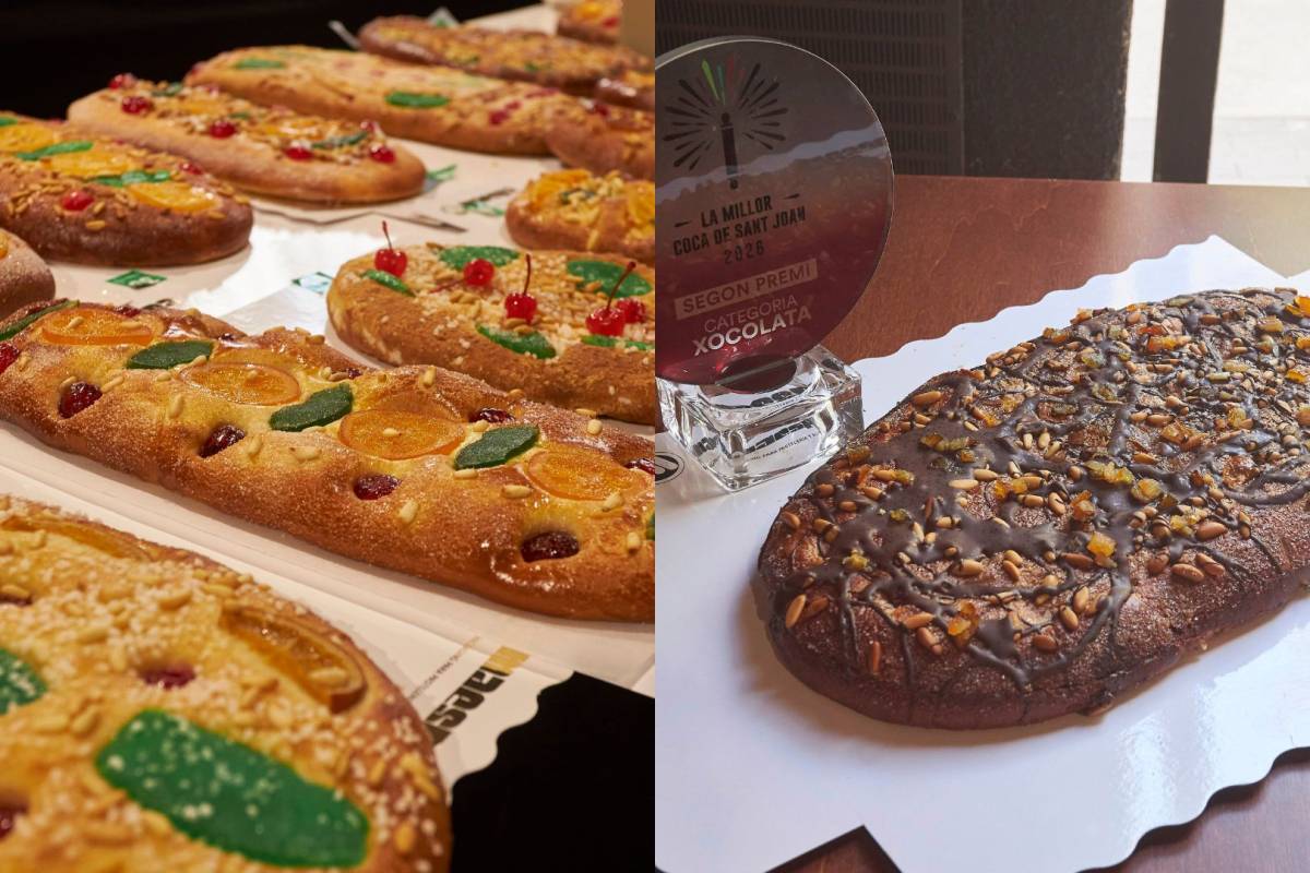 Les dues fleques de Barcelona amb la millor coca de Sant Joan de ...