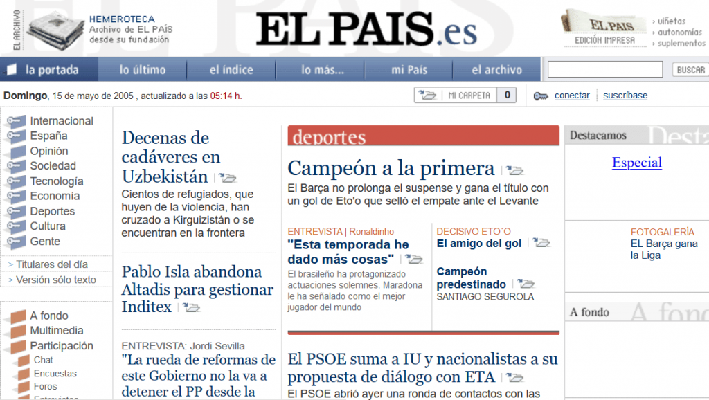 Wayback Machine: así era Internet hace 20 años