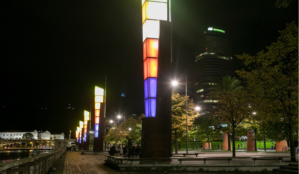 Espectáculos nocturnos de luz y danza este fin de semana en Bilbao