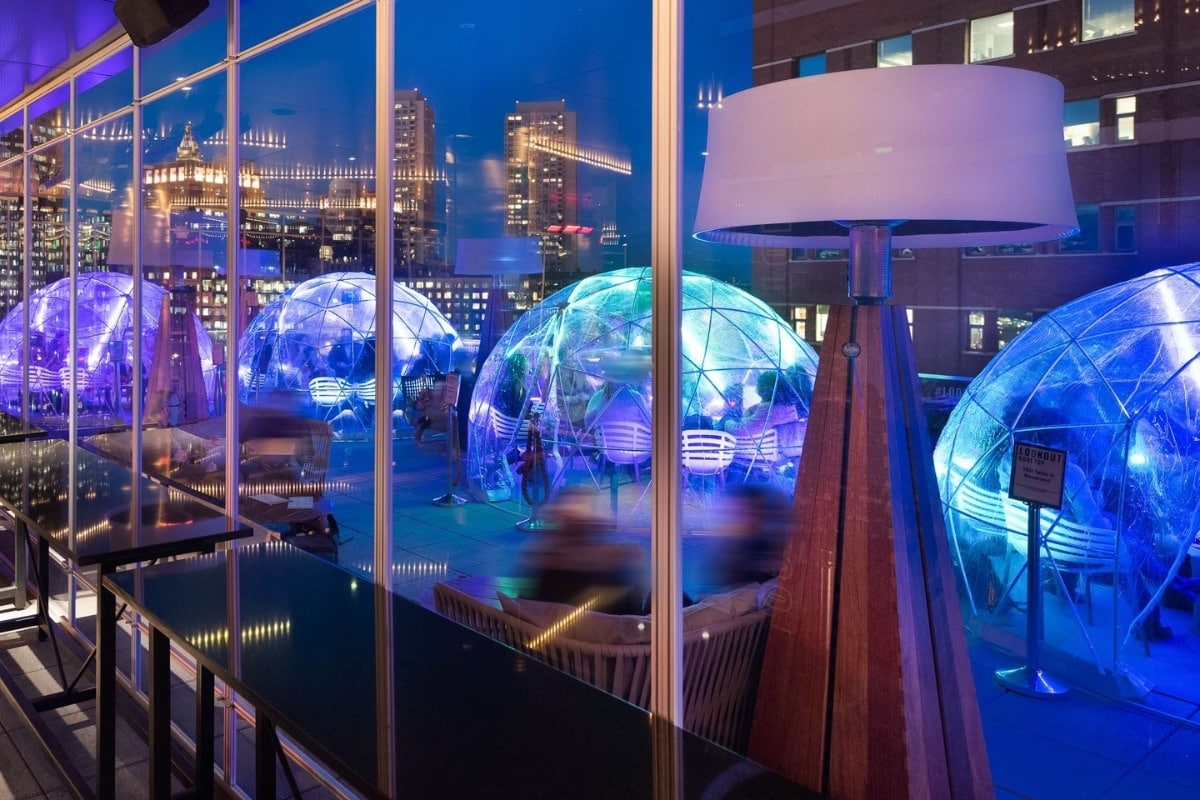 Lookout Rooftop's Dreamy Igloos Return To Seaport This Month - Boston ...
