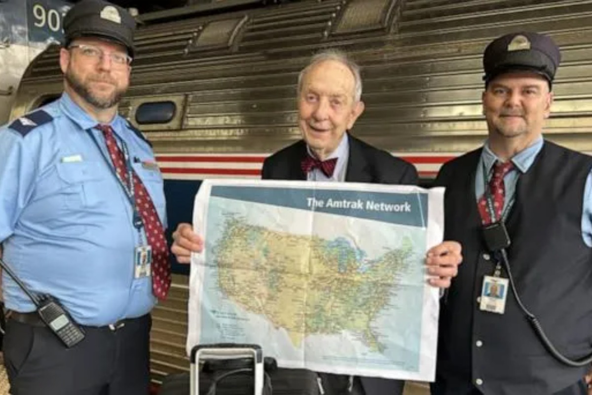 84-Year-Old Man Rode All 21,000 Miles Of Amtrak Routes