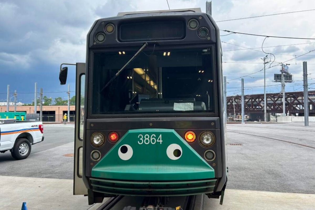MBTA Decorates Select Trains With Googly Eyes To 'Bring Joy'