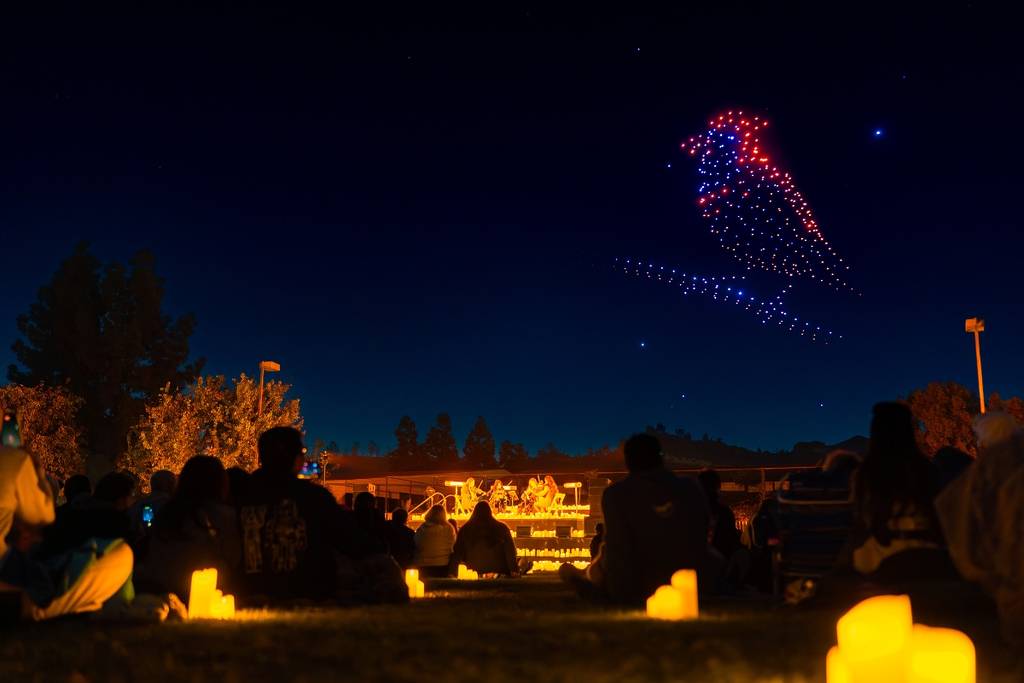 Classical Music Comes Alive In The Sky At DroneArt Show