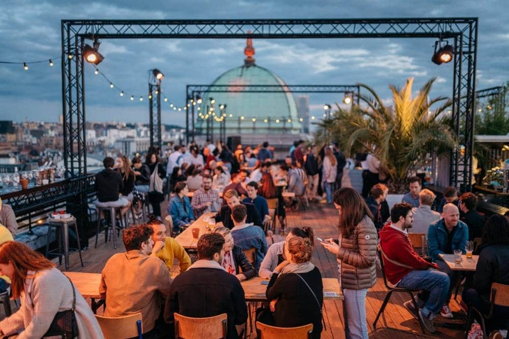 Jardin : le nouveau rooftop panoramique du centre de Bruxelles ...