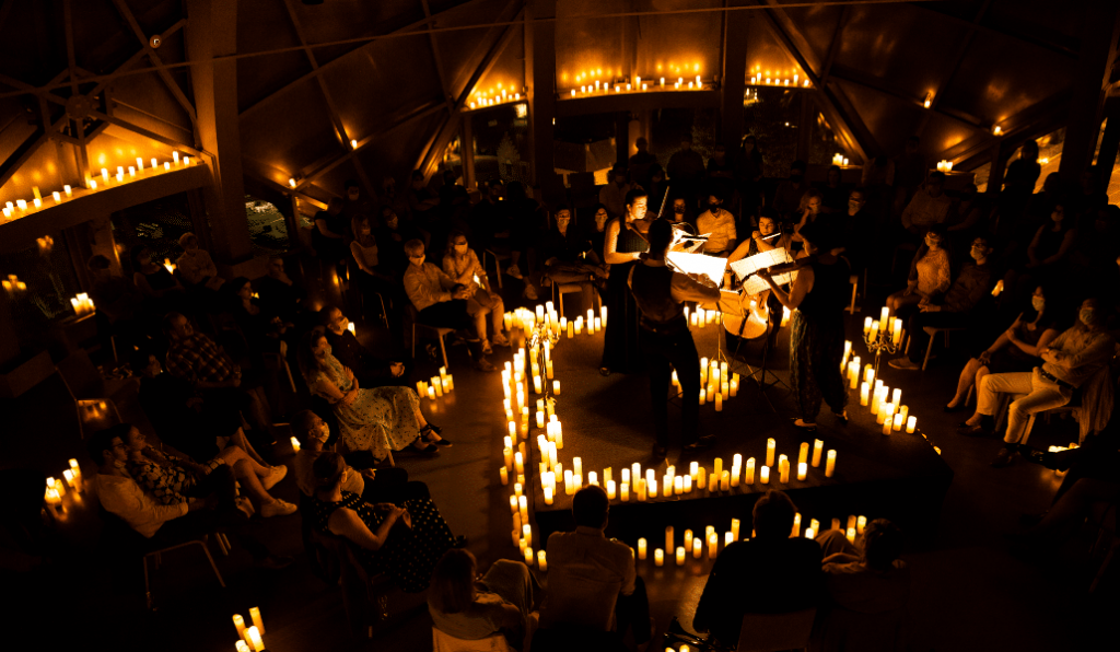 Candlelight Premium : la magie des concerts classiques à la bougie à l'Atomium ! - Bruxelles Secrète