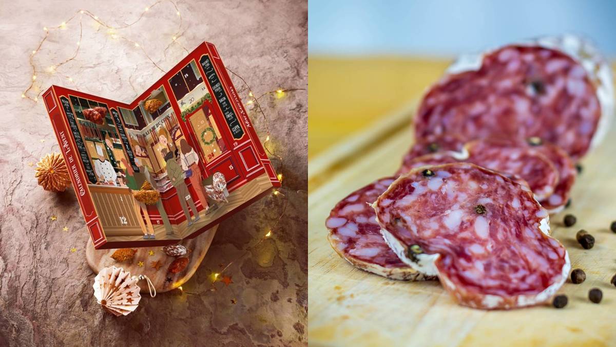 An Advent Calendar filled with mini-sausages to devour!