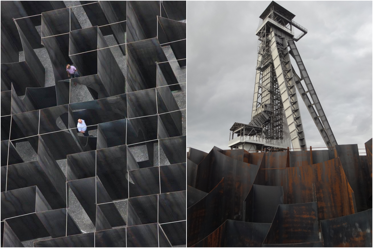 Un incroyable labyrinthe d'acier géant à 1h de Bruxelles