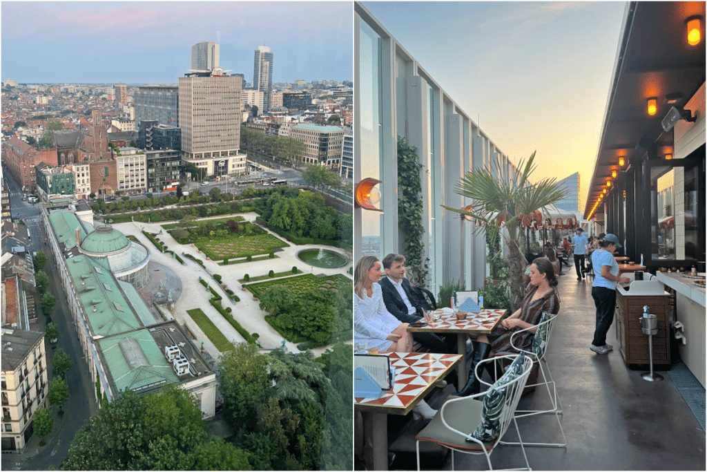Tope, l'impressionnant rooftop à 76 mètres de hauteur à Bruxelles