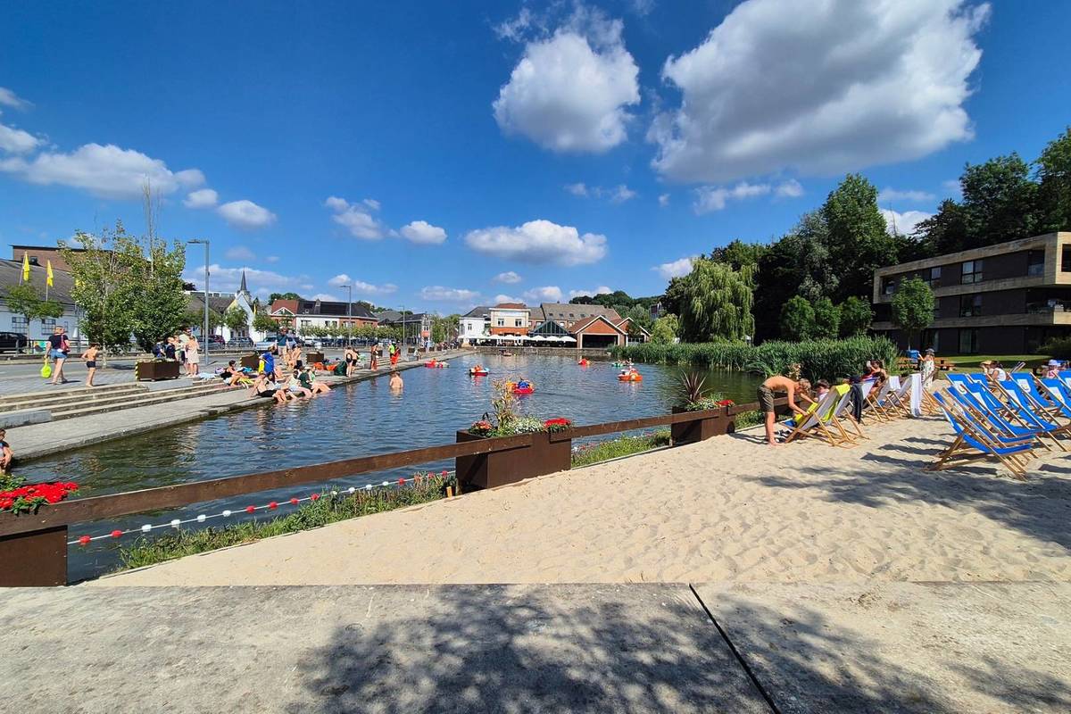 Just 30 minutes from Brussels, this temporary beach offers swimming ...