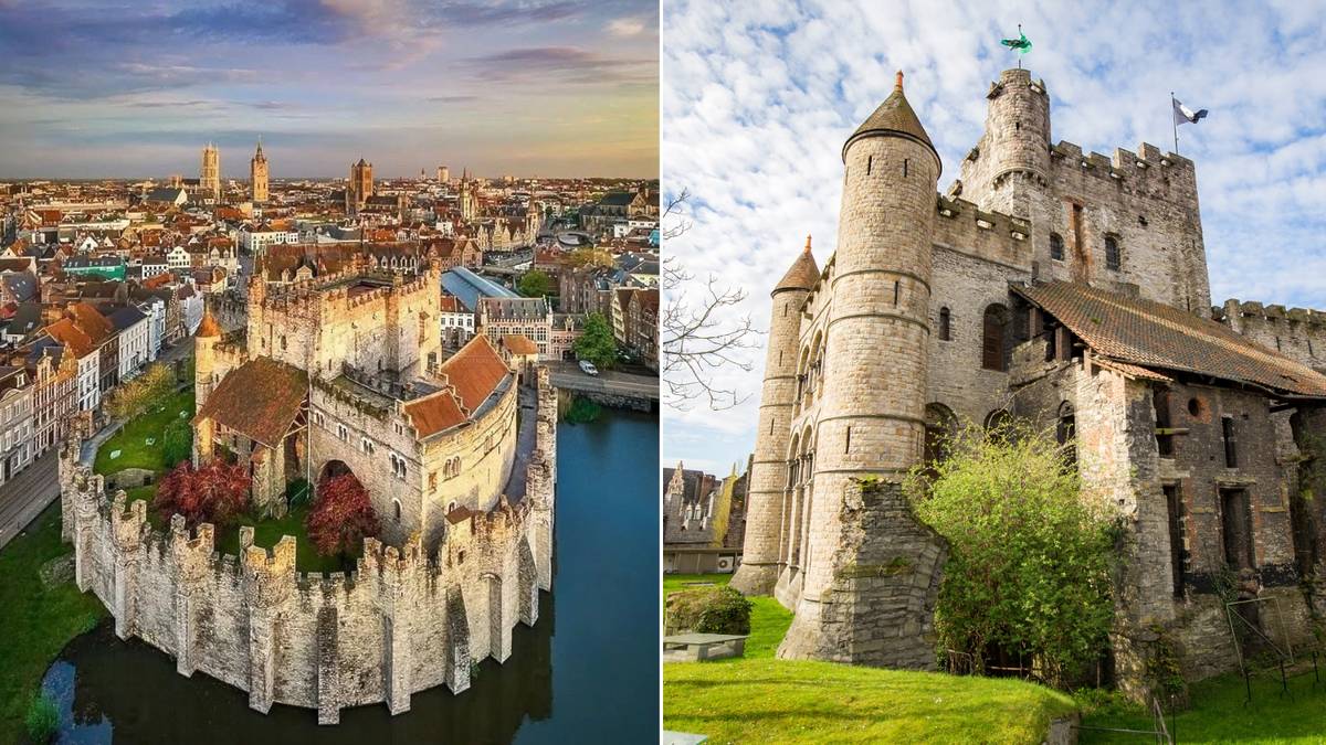 1 hour from Brussels, this medieval castle with its 33-metre keep ...