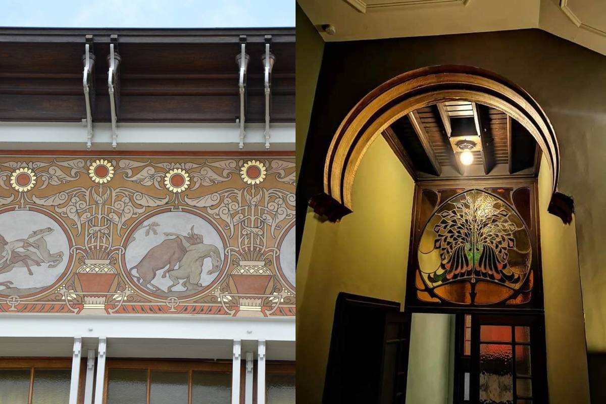Have you ever seen this Art Nouveau masterpiece in Ixelles? The facade ...