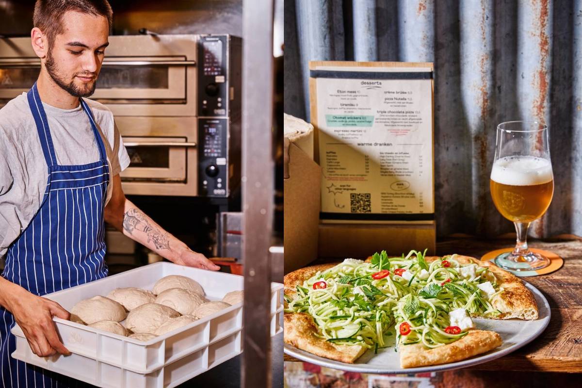 This unique Brussels pizzeria offers Belgian toppings and Duvel yeast dough - try their vol-au ...