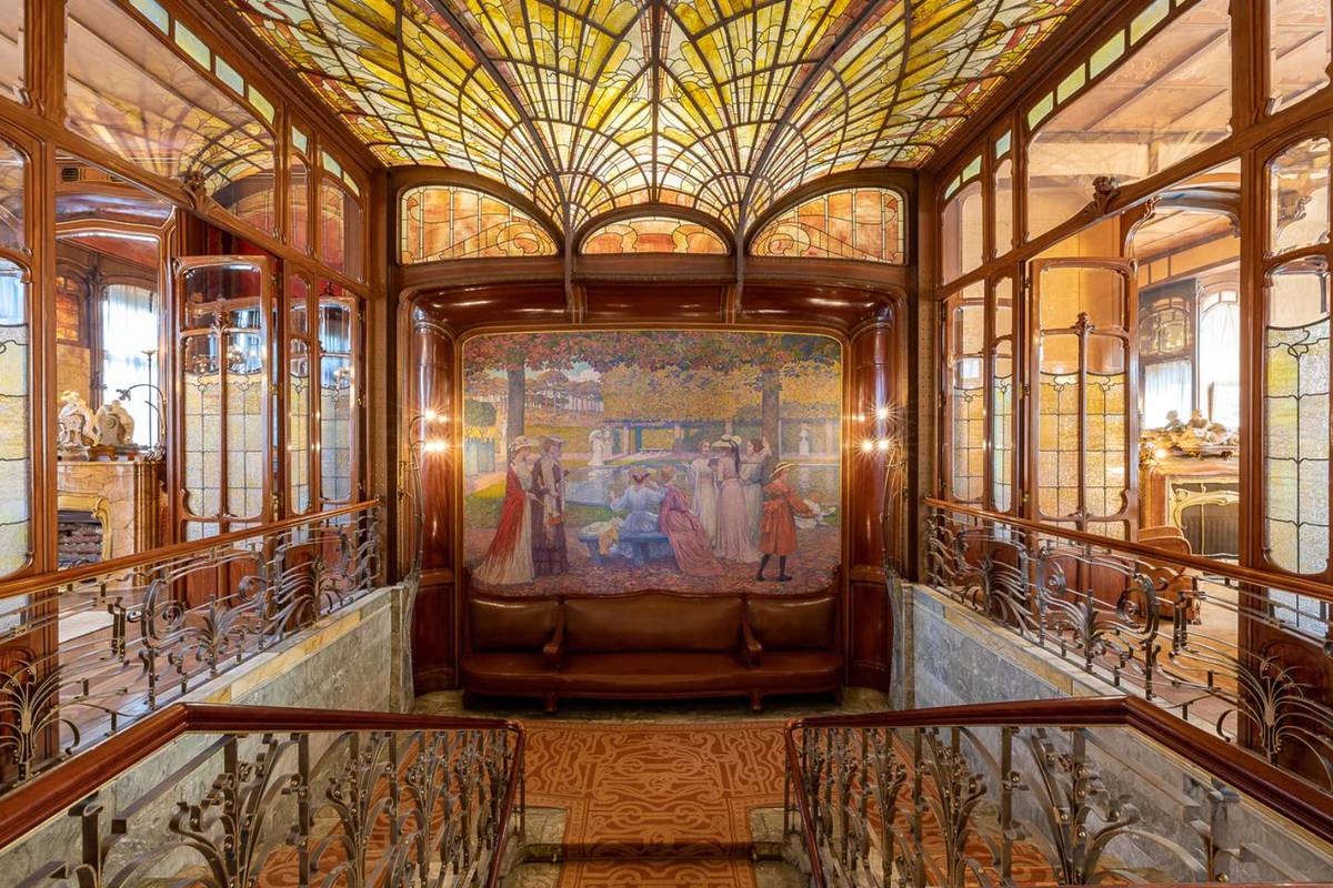 In Brussels, this sublime Art Nouveau mansion can be visited just two ...