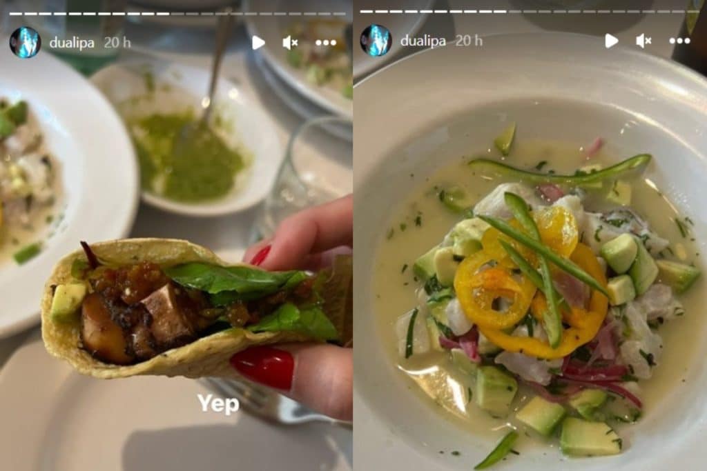 Esto cuesta comer en Contramar, restaurante que visitó Dua Lipa