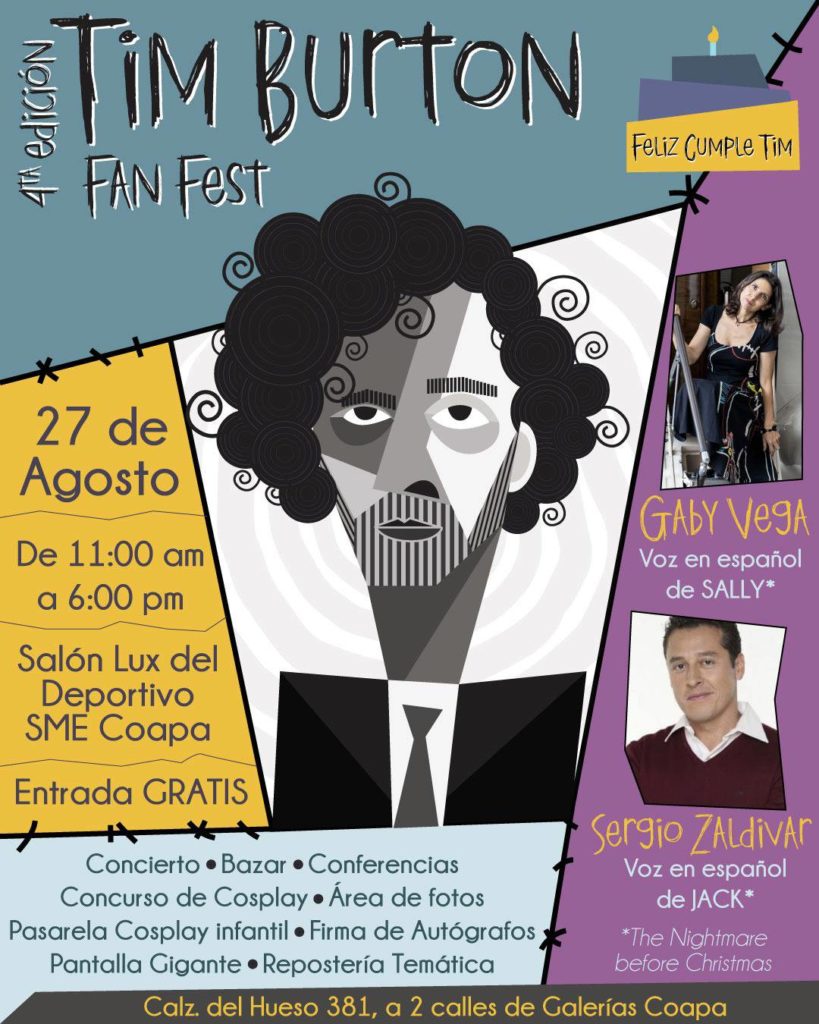 ¡Habrá festival de Tim Burton en CDMX por su cumpleaños!