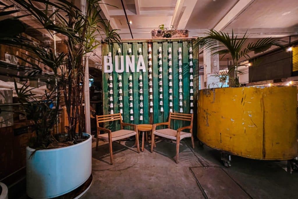 BUNA, una cafetería escondida en una antigua fábrica textil