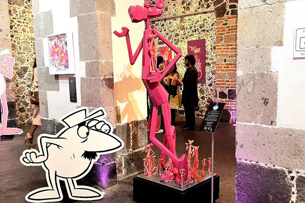 ¡CDMX estrena expo dedicada a la Pantera Rosa en el MUMEDI!