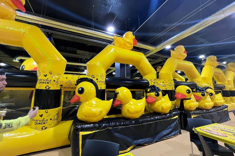 Inflalandia Quack, el parque inflable de patitos en CDMX