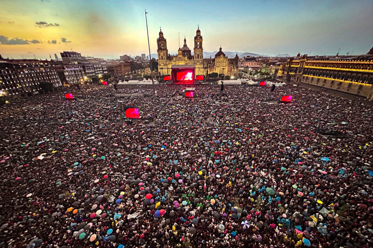 ¿Vas a un concierto en el Zócalo? Sigue estos consejos