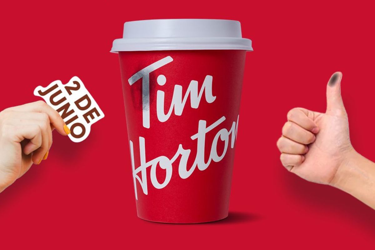 ¡Obtén un café gratis en Tim Hortons este 2 de junio!