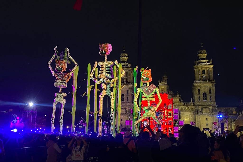 Ofrenda monumental por Día de Muertos 2024 en el Zócalo