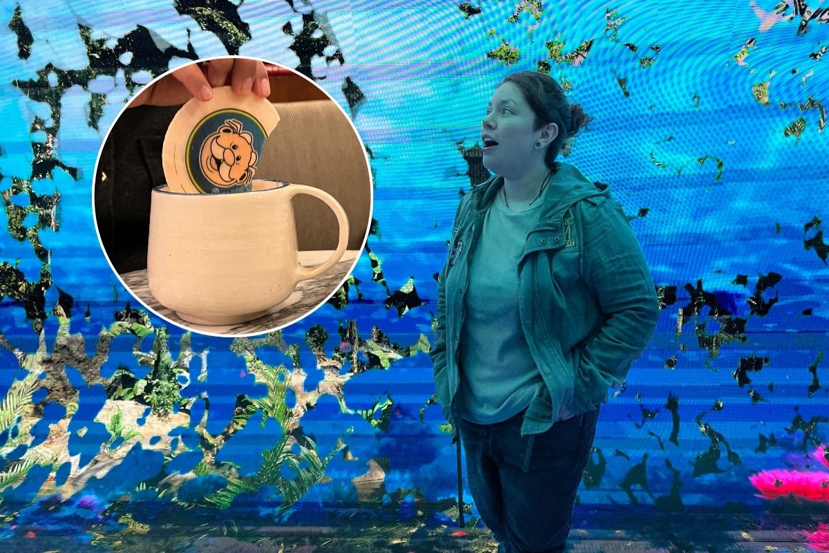 Dr. Simi's museum has an immersive ocean and cappuccinos with his face ...