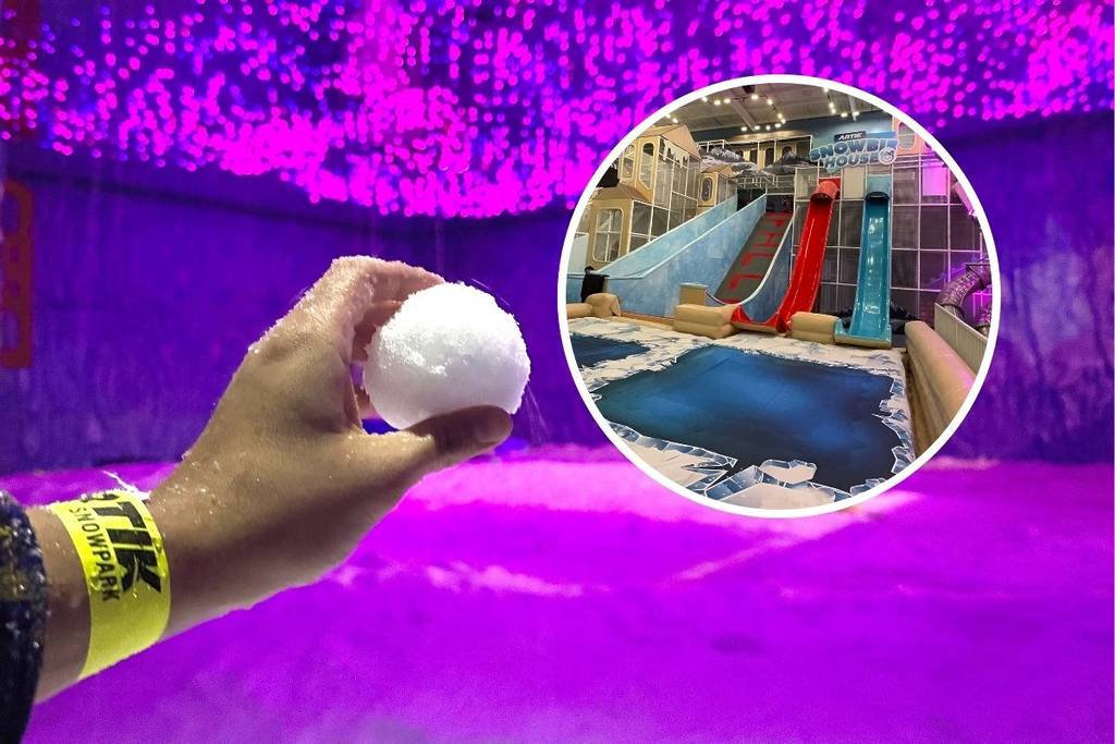 Artik Snow Park: the new real snow park with lighted slide, trampolines ...