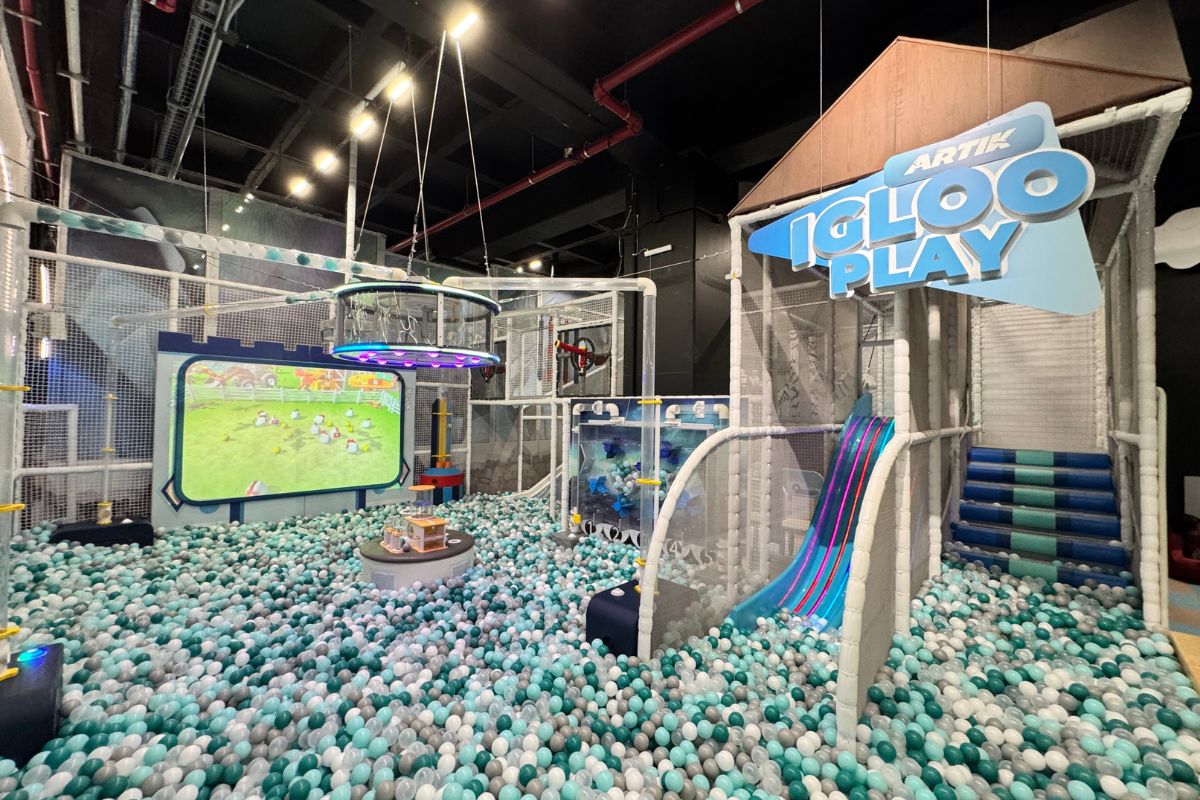 Artik Snow Park: the new real snow park with lighted slide, trampolines ...