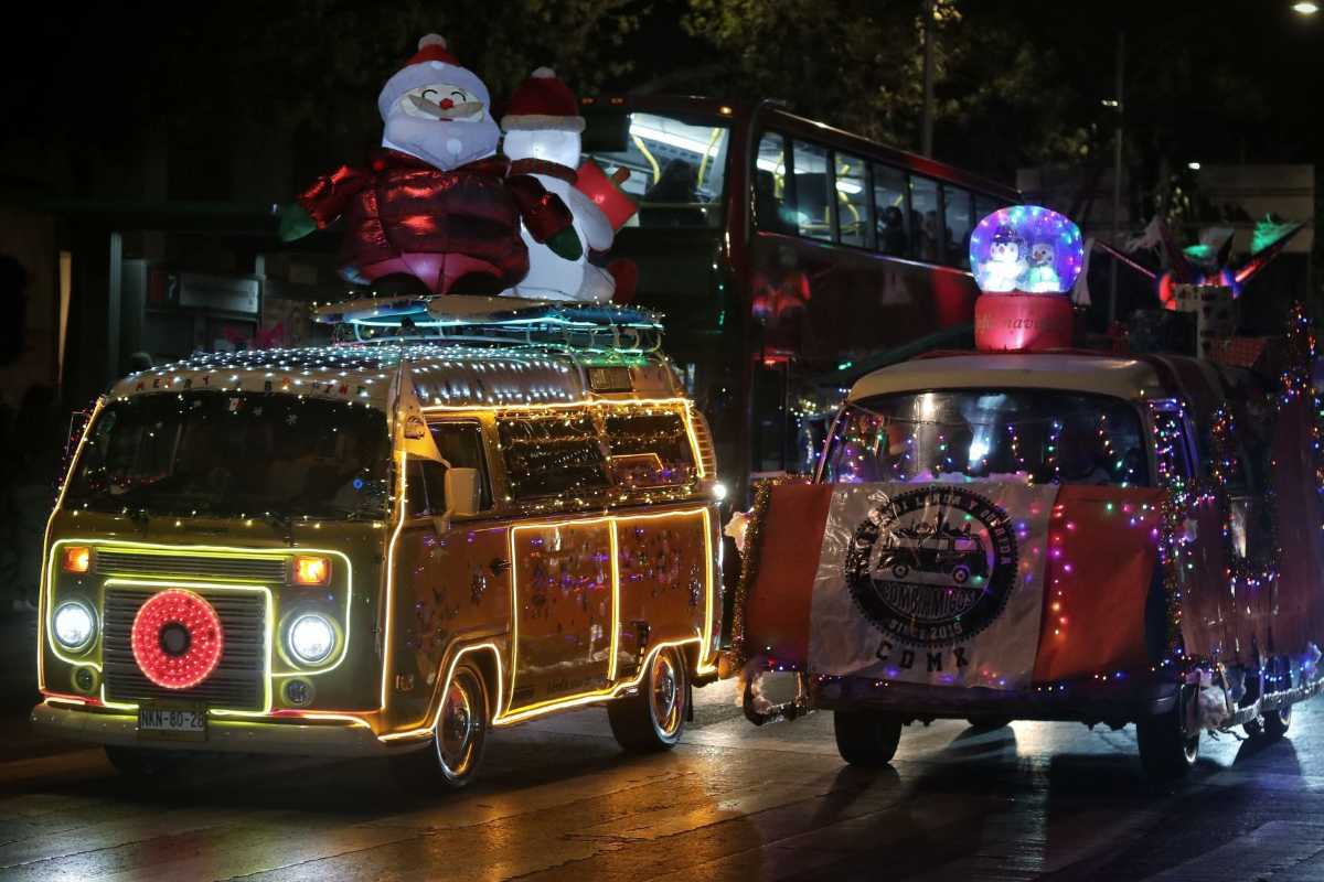 Reforma is full of lights with the Christmas van parade: this is the ...