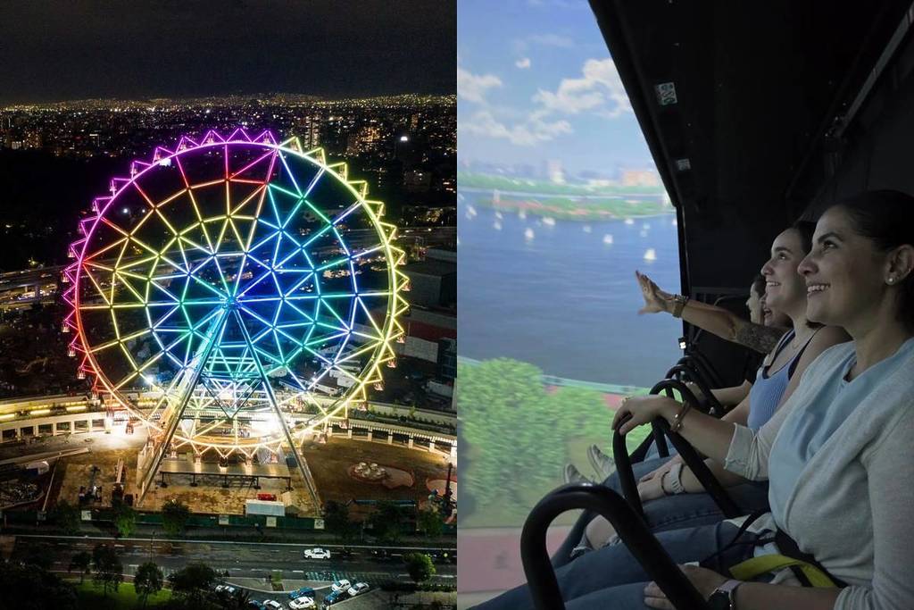 Hop on the Ferris wheel and check out the simulator that flies over ...