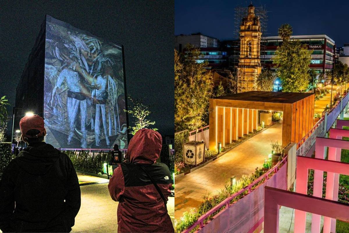 Videomapping sobre muralismo y Frida Kahlo en el nuevo Jardín Flotante ...