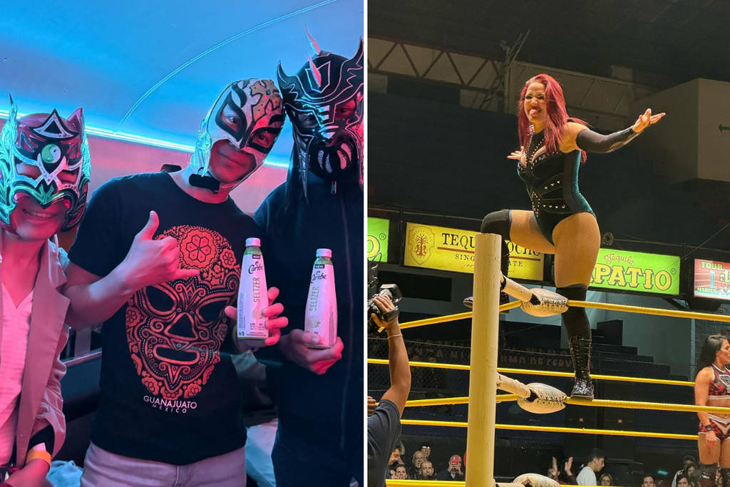 Lánzate a la lucha libre en buster con chela incluida