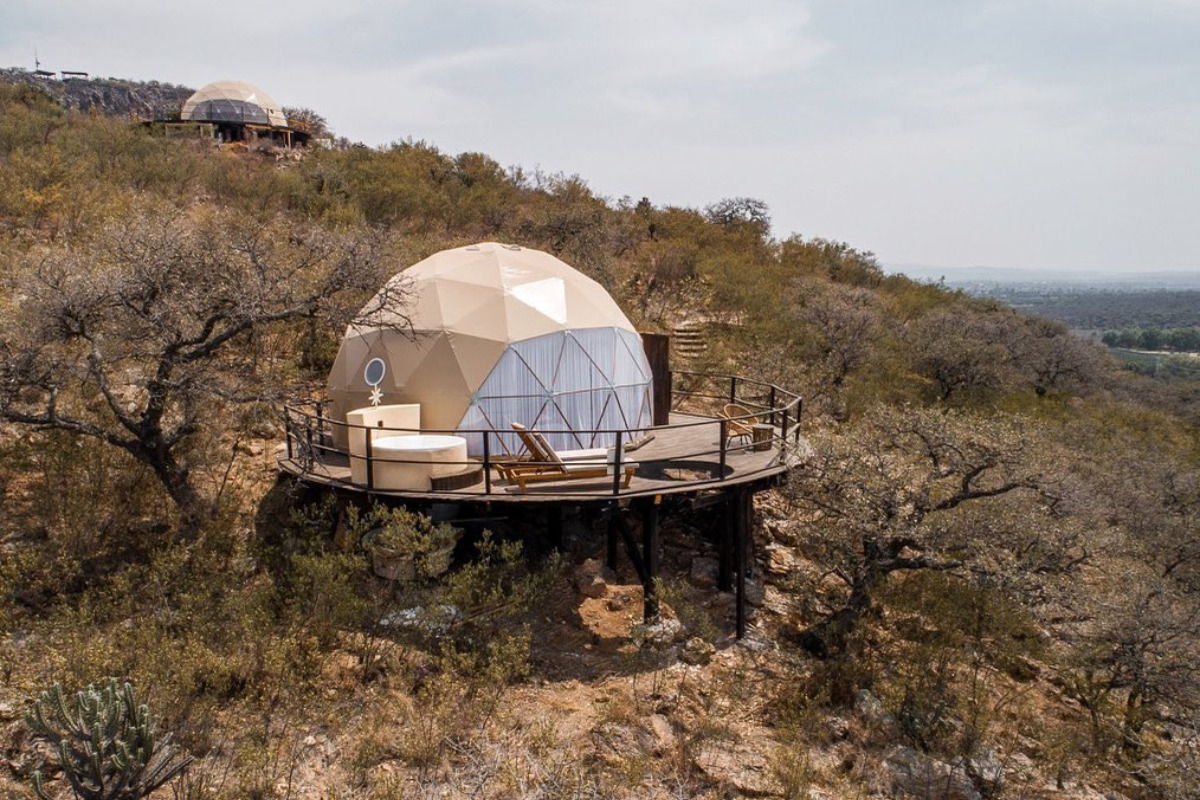 Nonu Glamping: duerme en un domo dentro de un viñedo