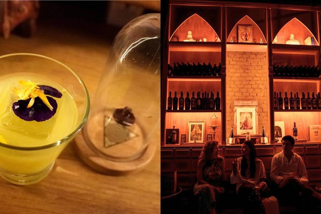 Immersive Kill Bill-themed dinner with projections, music, and more