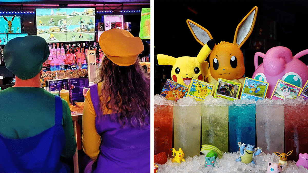 The Fun City Centre Gaming Bar With Pokemon Cocktails & Tons Of Retro Games