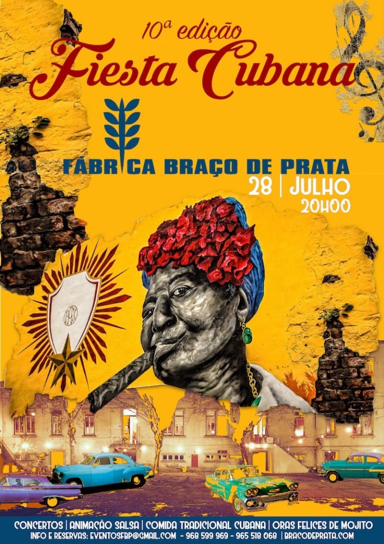 Vem aí a 10ª edição da Fiesta Cubana na Fábrica Braço de Prata