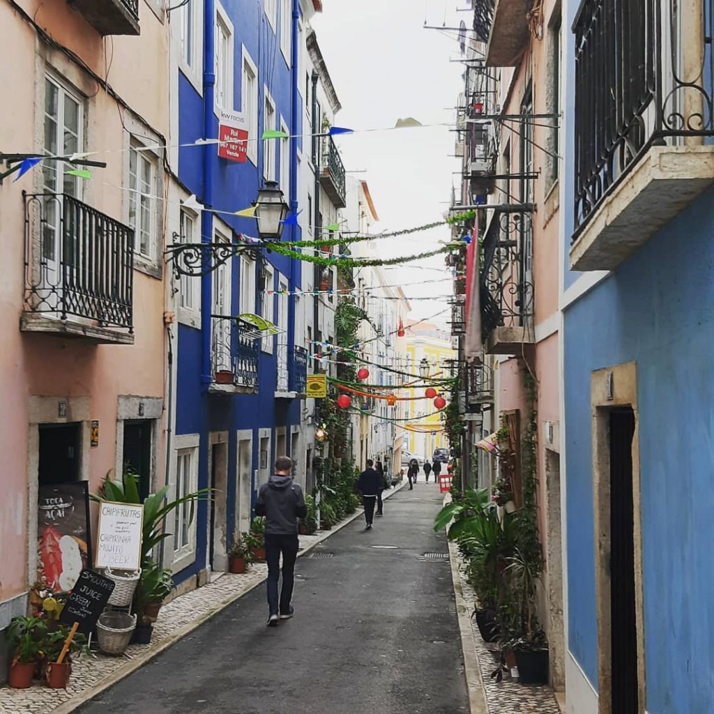 As ruas de Lisboa são de uma beleza incomparável