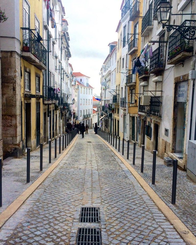 As ruas de Lisboa são de uma beleza incomparável