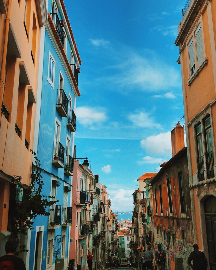 As ruas de Lisboa são de uma beleza incomparável