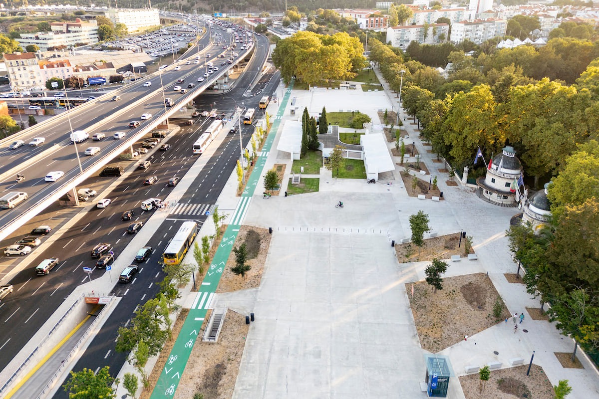 Praça de Sete Rios é o novo espaço de lazer para todos em Lisboa